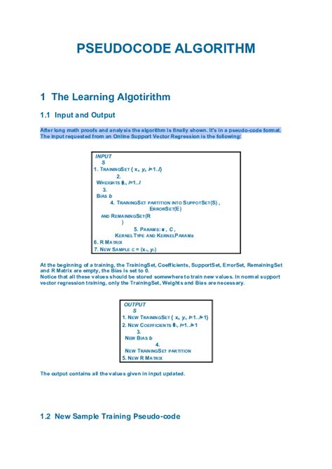 doc pseudocode algorithm karthi moni