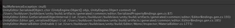 nullreferenceexception unityeditor serializedobject ctor questions and answers unity discussions