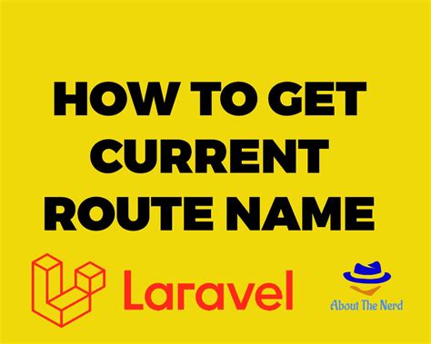 How To Get Current Route Name In Laravel Application