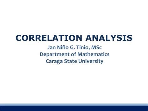 correlation analysis pptx