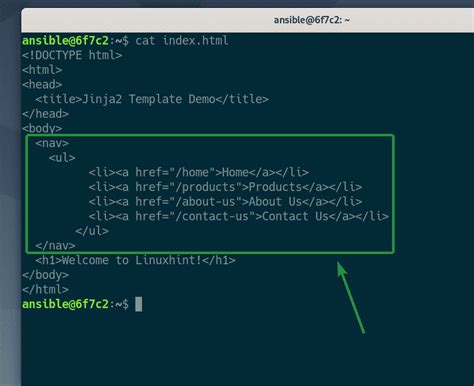 How To Use Ansible Template Module Linux Hint