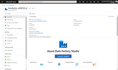 Analytics Azure Data Factory