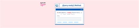 jquery ready method scaler topics