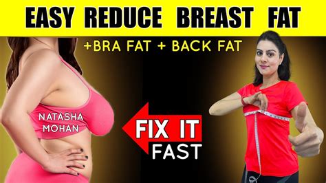 Easiest 1 Min Exercises To Get Rid Of Breast Fat Bra Bulge Easy