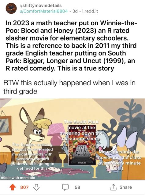 In 2023 I Riffed On Current Events And Compared It To The Time I Watched The South Park Movie