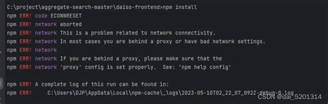 npm err code err socket timeout【自我记录】 csdn博客