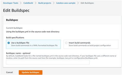 Github Katalon Studio Samples Katalon Aws Codebuild Sample
