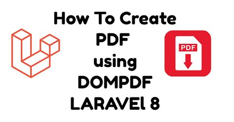 laravel 8 how to create pdf using dompdf
