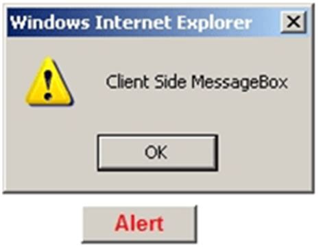 How To Show Alert And Confirmation Message Box In ASP NET
