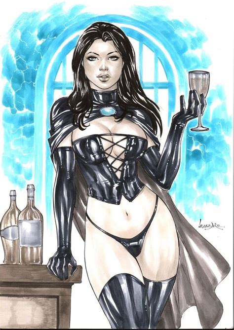 Leandro Comics Girls Marvel Women Geeky Art