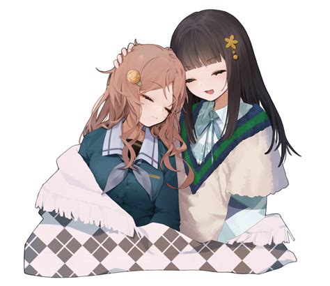Safebooru 2girls Absurdres Bang Dream Bang Dream Its Mygo Bisaana Black Hair Blue