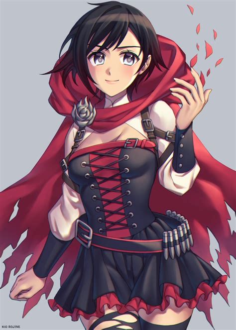 Ruby Rose Rwby Drawn By Kio Rojine Danbooru