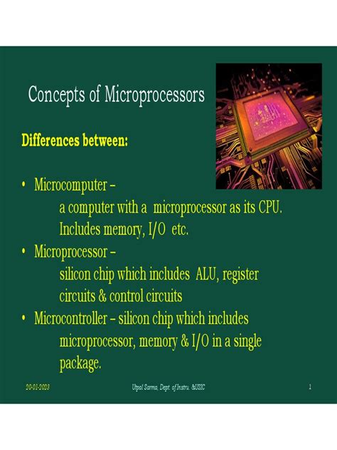 concepts of microprocessors differences between pdf central processing unit microprocessor