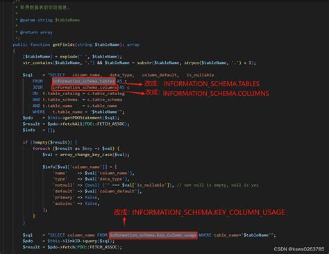 ThinkPHP information schema tables 无效 sqlserver中schema不存在 CSDN博客