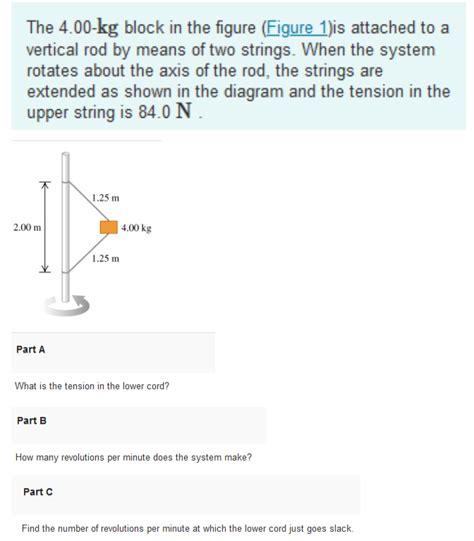 Solved The 4 00 Kg Block In The Figure Figure 1 Is Attached Chegg