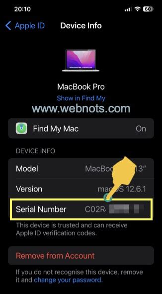 6 Ways To Find Serial Number Of Your MacBook WebNots