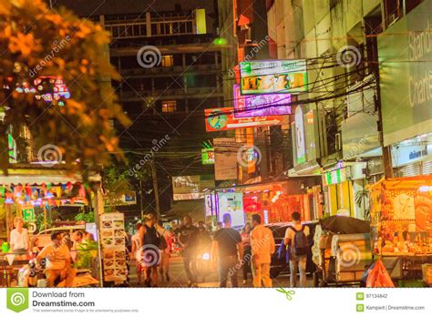 Bangkok Thailand January 29 2017 Tourist Visited Patpong I Editorial Photography Image