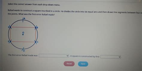 Solved Select The Correct Answer From Each Drop Down Menu Rafael