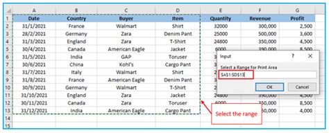 How To Set Print Area In Excel