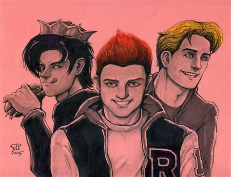 Jughead Jones Archie Andrews And Kevin Keller By Oliver Pulumbarit ©2015 Archie Comics