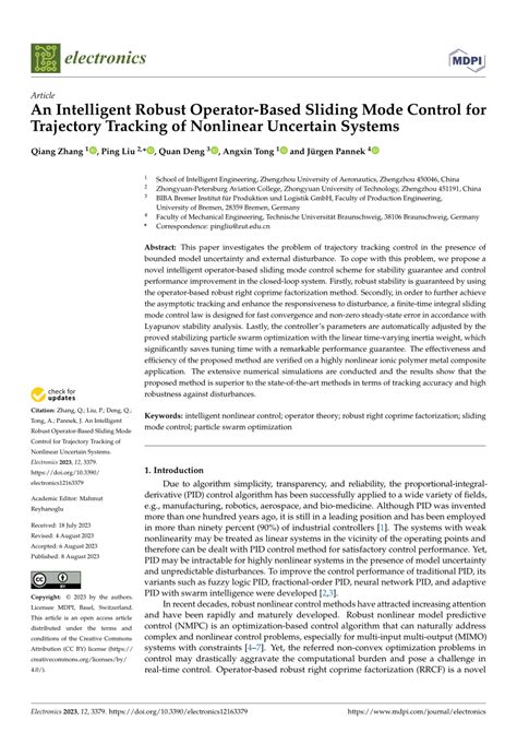 pdf an intelligent robust operator based sliding mode control for trajectory tracking of