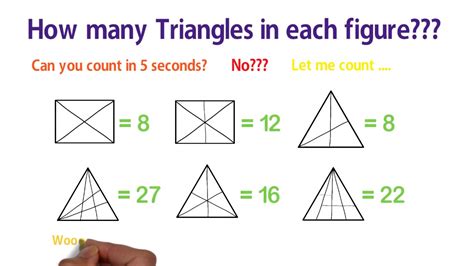 5 second tricks on how to count number of triangles in a figure a cool 5 seconds maths short