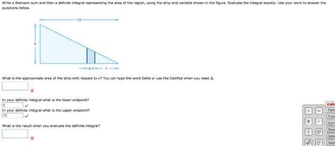 solved write a riemann sum and then a definite integral