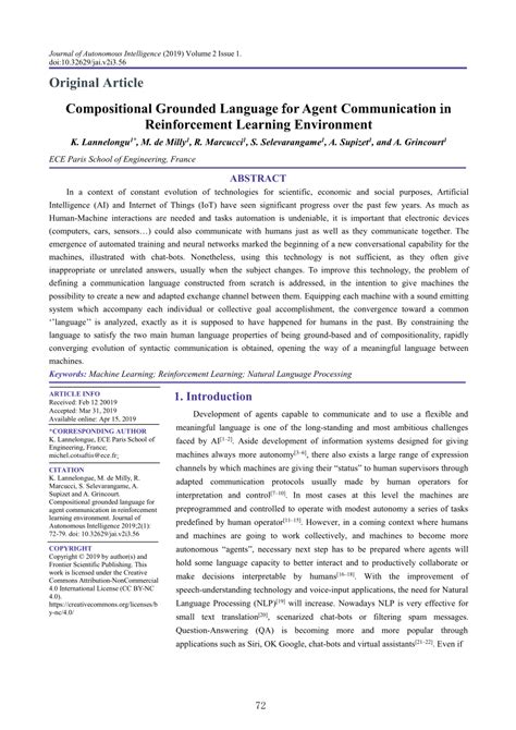 pdf compositional grounded language for agent communication in reinforcement learning environment