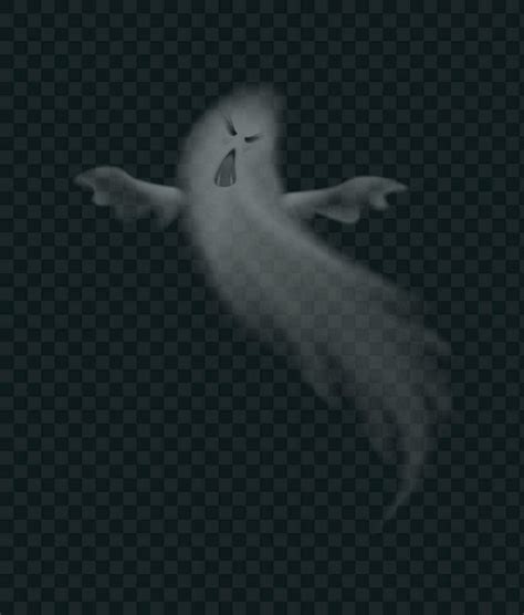 Realistic Ghost Scary Monster For Halloween Spooky Phantom Flying Poltergeist Figure With