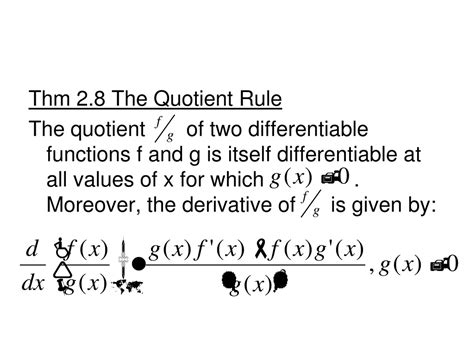 PPT Product And Quotient Rules And Higher Order Derivatives