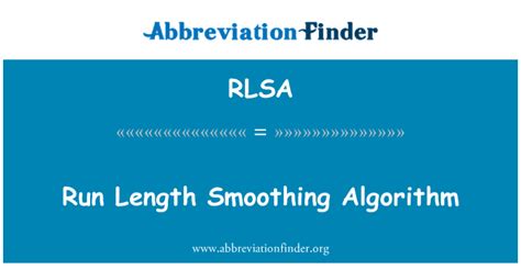 rlsa 定义 游程平滑算法 run length smoothing algorithm