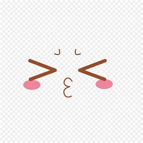 卡通萌萌亲吻的表情PNG图片素材下载 图片编号qbarnxod 免抠素材网