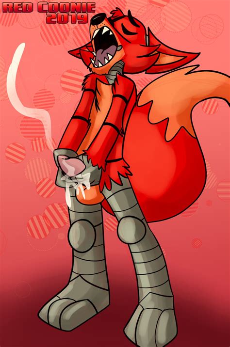 Rule 34 Anthro Cum Ejaculation Five Nights At Freddys Fox Fox Tail Foxy Fnaf Furry Looking
