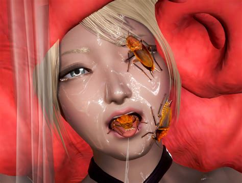 Rule 34 Aizu649 Alien Alien Egg Anal Artist Revision Blonde Hair Blue Eyes Body Invasion