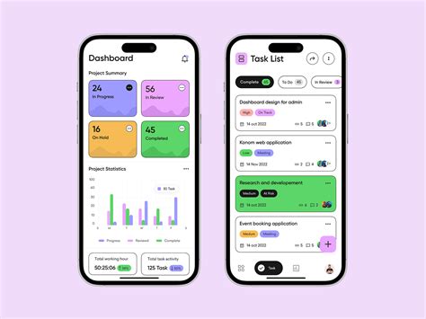 task management app project management app app ui design by musemind mobile for musemind ui