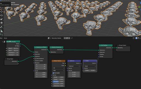 Randomizing Mesh Shapes Across A Crowd With Geometry Nodes Tutorials