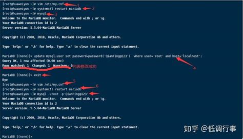 mariadb和mysql 忘记root密码，初始化密码，详细步骤 知乎
