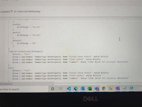 how to add 2 ip ranges in powershell can anyone help me here with example r azure