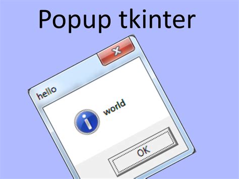 Pop Up Window With Tkinter Messagebox Showinfo Python Programming Hot Sex Picture