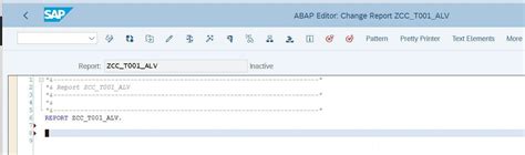 how to create sap abap list view report alv