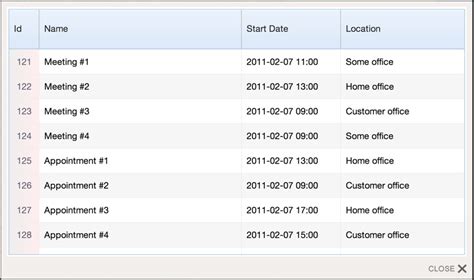 Extjs Grid View Data Format In Sencha Touch Stack Overflow