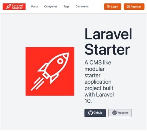 Laravel Starter Is An Open Source Starter On Top Of Laravel 10