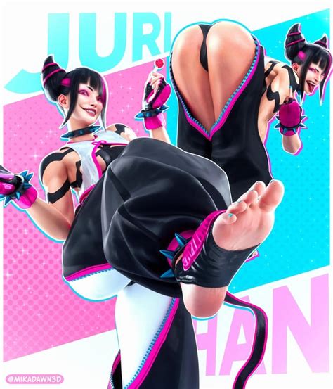 Juri Han Feet And Soles Street Fighter Series Ranimefeets