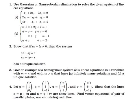 gaussian elimination revisited consider solving the linear 40 off