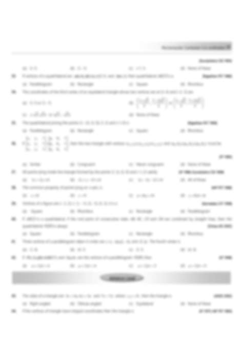 solution iit jee main maths notes for 2022 2023 2 rectangular cartesian co ordinates assignment