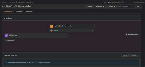 asp core web api aws lambda