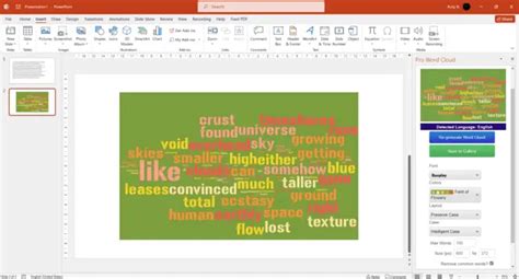 How To Generate Word Cloud In PowerPoint Vegaslide