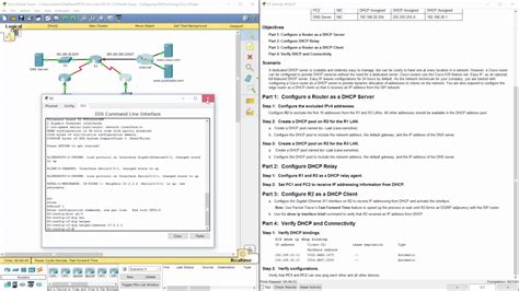 Cisco RnS Lab 10 1 3 3 Packet Tracer Configuring DHCPv4 Using Cisco