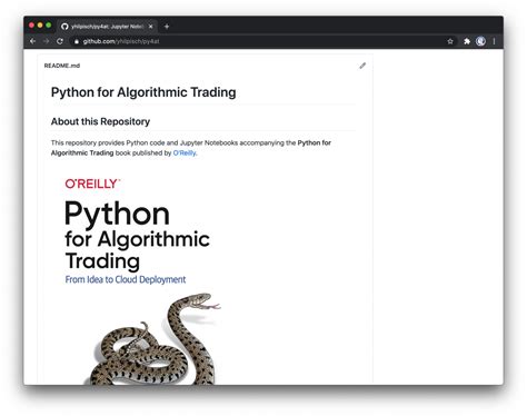 Python For Algorithmic Trading The Python Quants