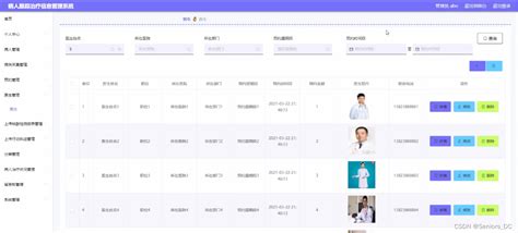 java毕设 springboot 病人跟踪治疗信息管理系统 含源码 论文 csdn博客